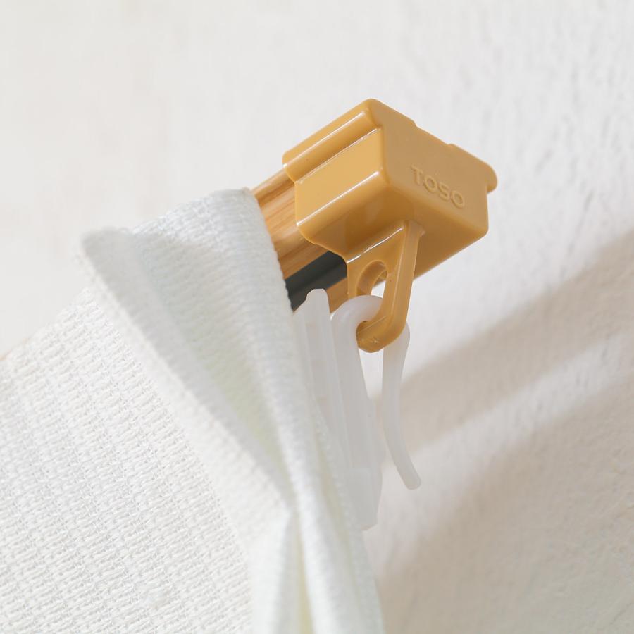 TOSO カーテンレール 伸縮式 1.6〜3m 木目調 シングルタイプ （ デザインレール 伸縮 シングル 木目 シングルレール マグネットランナー ） : リビングート ヤフー店 - 通販 ...