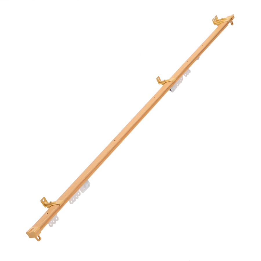 TOSO カーテンレール 伸縮式 1.6〜3m 木目調 シングルタイプ （ デザインレール 伸縮 シングル 木目 シングルレール マグネットランナー ） : リビングート ヤフー店 - 通販 ...