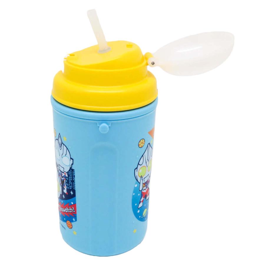 OSK 水筒 ストロー付保冷水筒 ULTRAHEROES 450ml （ ウルトラマン ストローボトル 保冷 ワンプッシュ ストロータイプ 子供 日本製 ） : リビングート ヤフー店 ...