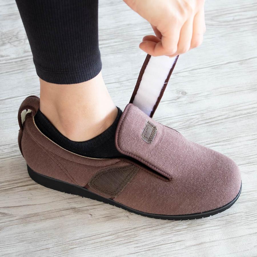 介護シューズ 両足 3E LL〜6L ダブルマジック2 施設用 （ 介護靴 靴 レディース メンズ 室内 軽量 抗菌 防臭 撥水 転倒予防 介護用 おしゃれ あゆみ ） : リビングート ...