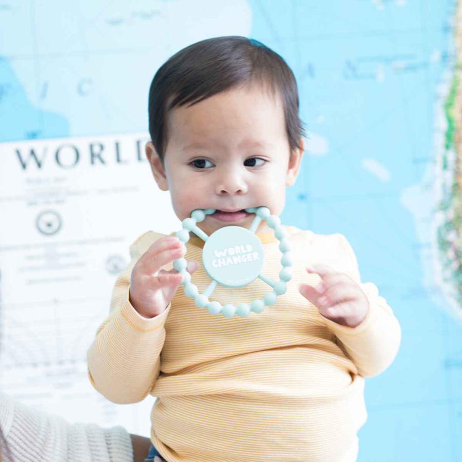 歯固め 3ヶ月〜 食洗機対応 シリコン製 Happy Teether （ BELLA TUNNO ベラトゥーノ 歯がため はがため シリコン 赤ちゃん ベビー おもちゃ 握りやすい ...