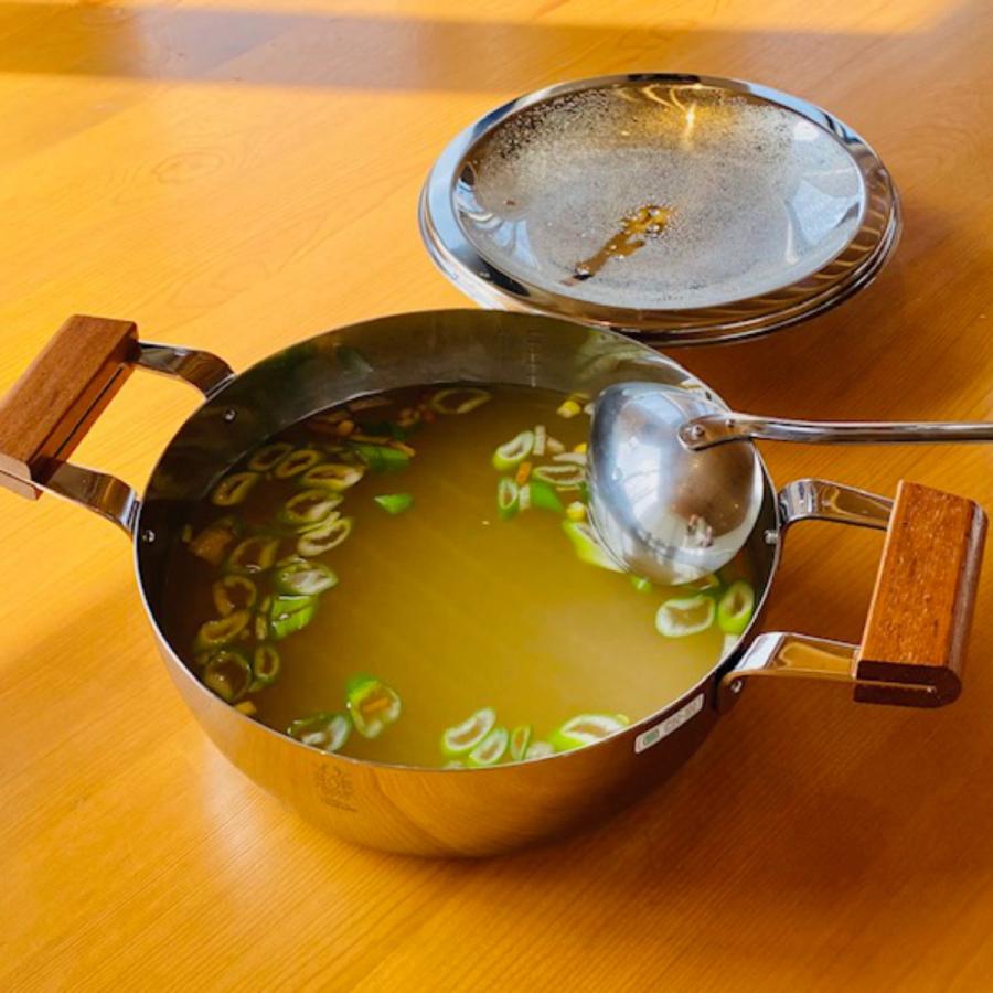 玉虎堂製作所 両手鍋 18cm BENRI鍋 ステンレス製 日本製 （ 燕三条 IH対応 ガス火対応 オール熱源対応 なべ お鍋 両手なべ 蓋 ...