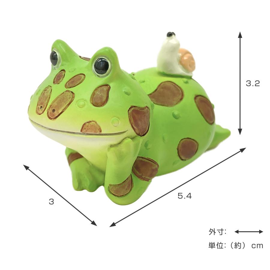 コポー 雨音を聞くツノガエル カエル 置物 ( Copeau 置き物 コポー 雨音を聞くツノガエル カエル 置物 ( Copeau 置き物