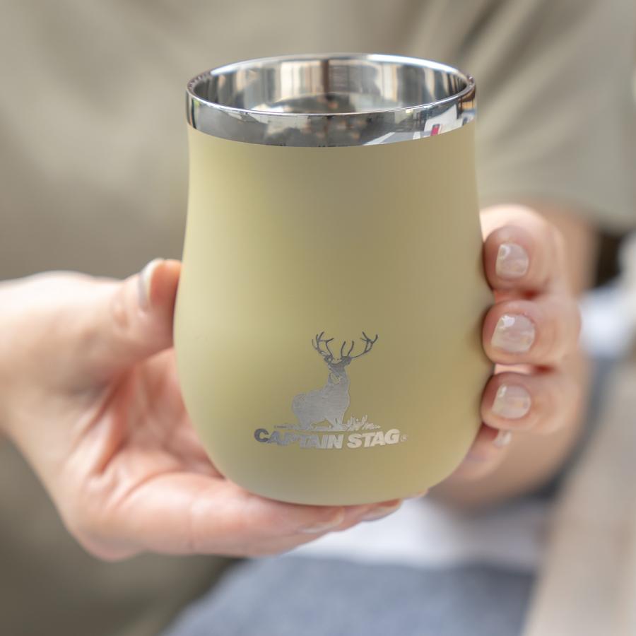 CAPTAIN STAG（キャプテンスタッグ） タンブラー 240ml 香る真空二重タンブラー （ CAPTAIN STAG 保温 保冷 お酒 ステンレス コップ カップ 食器 ） : リビン ...