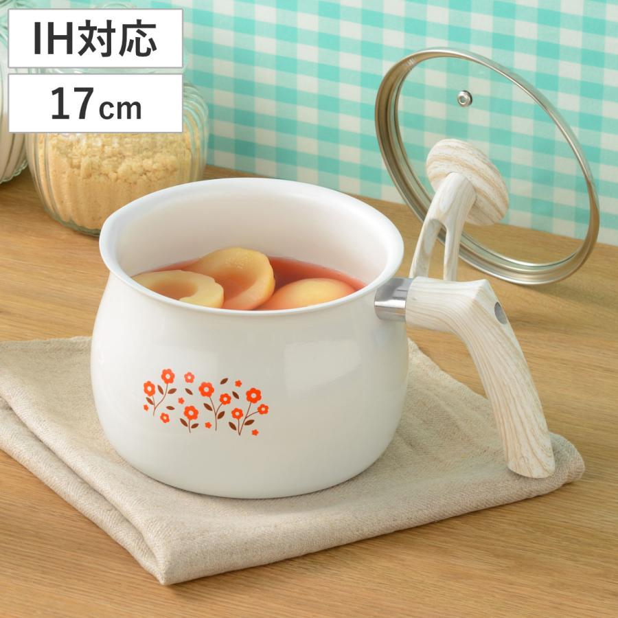 マルチポット 17cm IH対応 レトル （ ガス火対応 片手鍋 天ぷら鍋 ホーロー鍋 琺瑯鍋 ほうろう鍋 ） :439719:リビングート ヤフー店 - 通販 - Yahoo!ショッピング