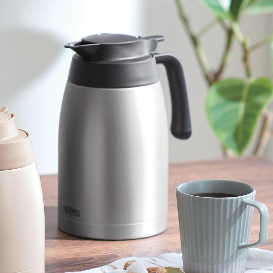 THERMOS サーモス ポット 1.5L 保温 魔法瓶 TTB-1501 ステンレス （ thermos 卓上ポット 保冷 テーブルポット 保温ポット 保冷ポット ） : リビングート ...