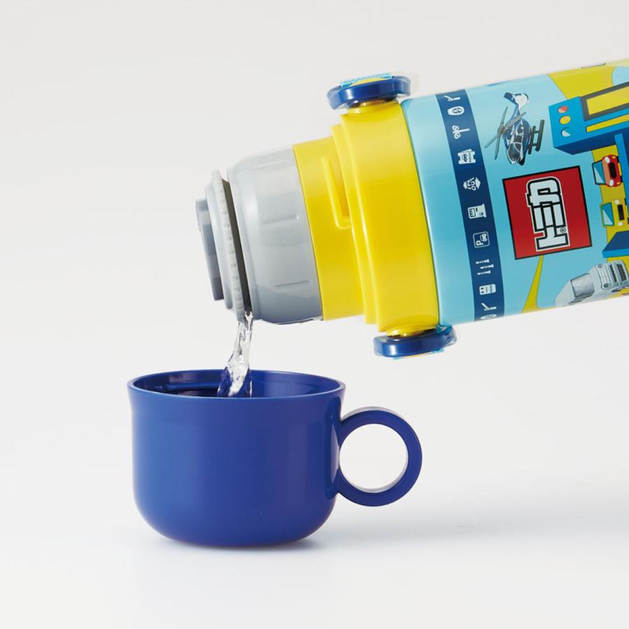 スケーター 水筒 580ml 超軽量2WAYステンボトル 保温 保冷 トミカ24 （ トミカ クルマ 車 くるま ワンプッシュ ボトル コップ飲み 子供 子供用水筒 ） : リビングート ...