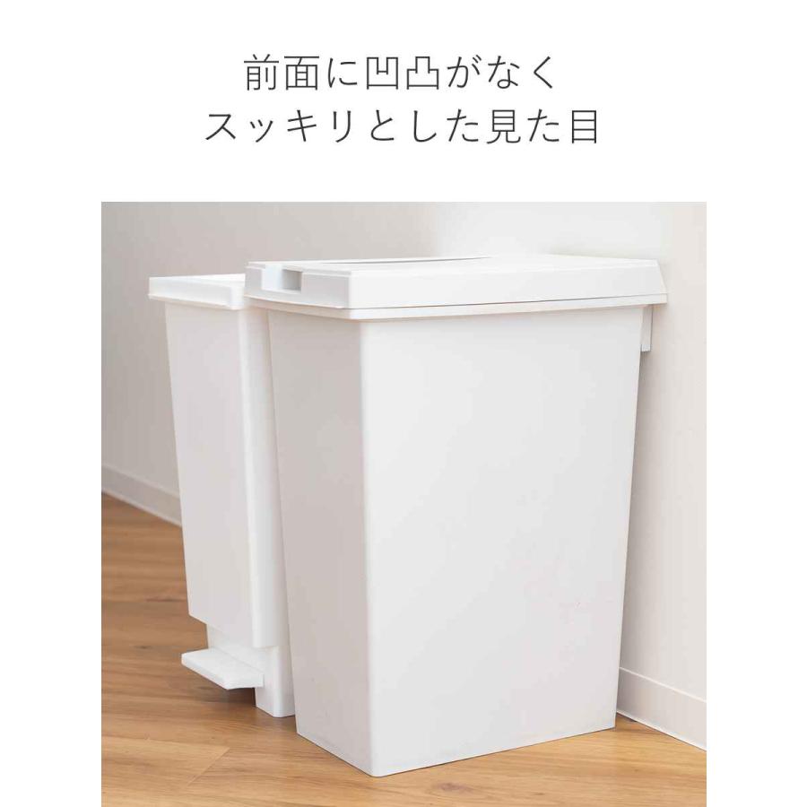 ゴミ箱 45L おしゃれ ユニード フリップオープン プラスチック （ ごみ箱 45リットル 両開き 棚下OK キッチン ふた付き スリム 分別 日本製 ） : リビングート ヤフー店 ...