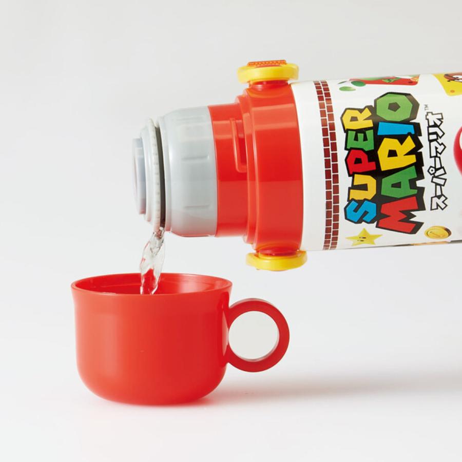 スケーター 水筒 580ml 超軽量2WAYステンボトル スーパーマリオ23 （ マリオ 2way 直飲み コップ ステンレス 保温 保冷 ワンプッシュ ボトル コップ飲み ） : リビン ...