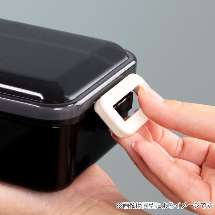 弁当箱 1段 830ml 抗菌ふわっと弁当箱 L シースルーブラック （ ランチボックス 食洗機対応 レンジ対応 一段 抗菌 ドーム型 日本製 ） :451195:リビングート ヤフー店 ...