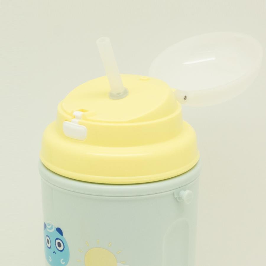 OSK 水筒 450ml ストロー付き水筒 保冷タイプ シナぷしゅ （ ストロー付水筒 ストローボトル 保冷 ワンプッシュ ストロータイプ 子供 日本製 ） : リビングート ヤフー店 ...