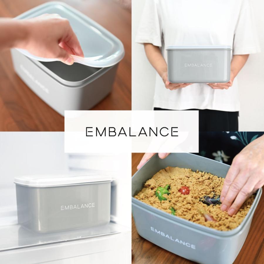 EMBALANCE 保存容器 3.5L フードコンテナ 角型 （ エンバランス プラスチック 冷凍 冷蔵 鮮度保持 日本製 3500ml 深型 ...