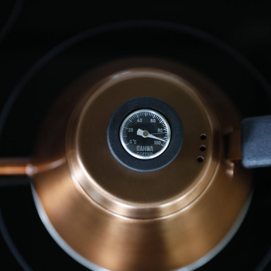 CB JAPAN ドリップケトル 温度計付き 1.2L IH対応 QAHWA ステンレス （ ガス火対応 ドリップポット コーヒーポット コーヒーケトル ） : リビングート ヤフー店 ...