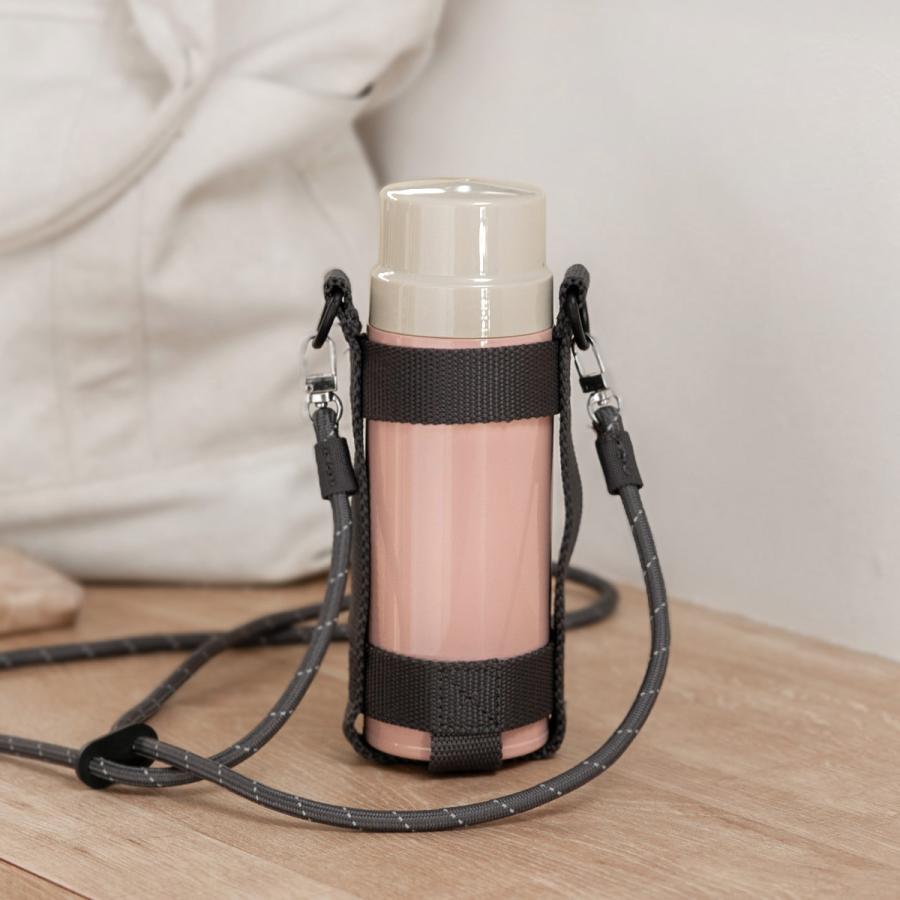 Reach Will 水筒 480ml おでかけマグ ボトルホルダー付 （ 保温 保冷 直飲み コップ付 2way ストラップ付 ステンレス マグボトル おしゃれ ） : リビングート ヤフー ...
