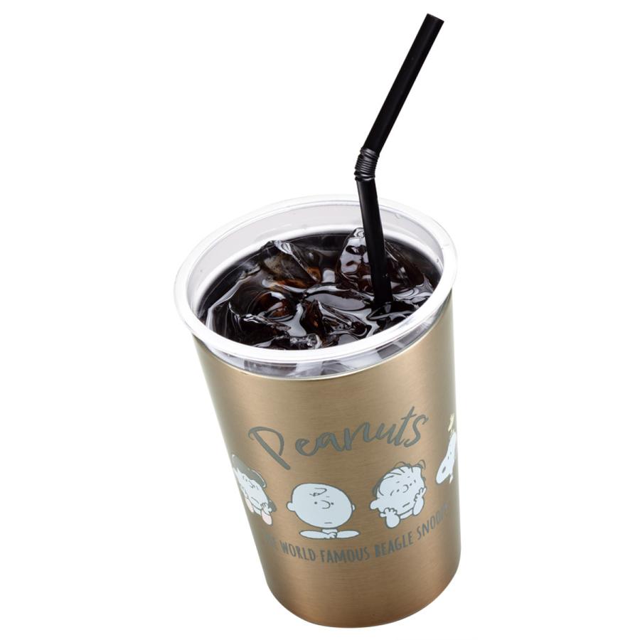 タンブラー 400ml スヌーピー PEANUTS ステンレス （ カップホルダー コップ カップ カバー 持ち運び ドリンクホルダー ） : 470320 : リビングート ヤフー店 ...