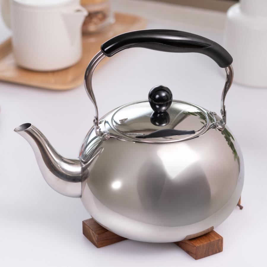 パール金属 ケトル 3L IH対応 月のしずく ステンレス製 （ ガス火対応 やかん 湯沸かし 湯沸し ポット ） : リビングート ヤフー店 - 通販 - Yahoo!ショッピング