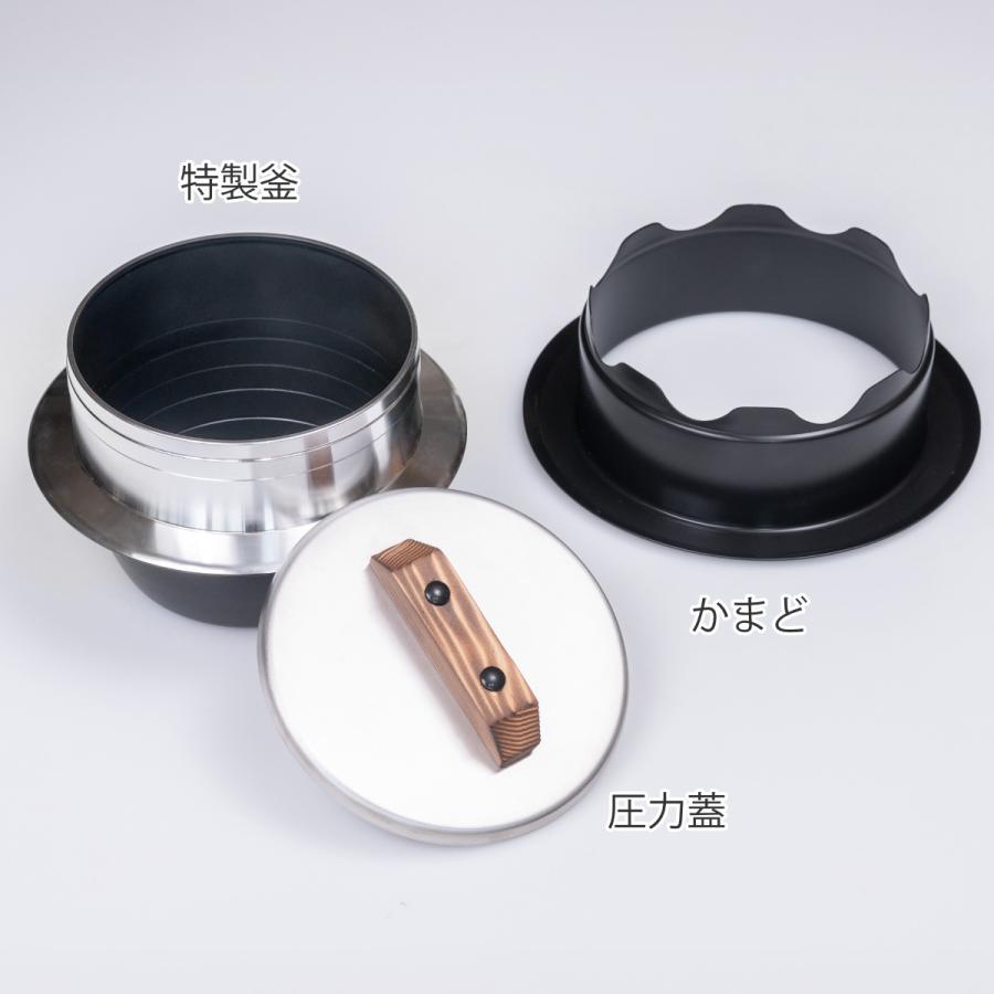 ウルシヤマ金属工業 炊飯鍋 5合炊き ガス火専用 謹製 釜炊き三昧 極 日本製 UMIC （ ユミック 直火専用 ガス火対応 ご飯鍋 ご飯釜 水位線付き ） : リビングート ヤフー店 ...