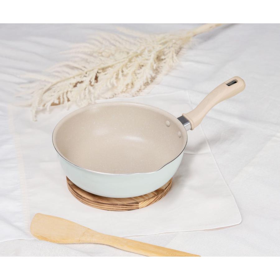 和平フレイズ いため鍋 21cm IH対応 ミディーズ 深型フライパン （ ガス火対応 炒め鍋 ふっ素加工 軽い ） : リビングート ヤフー店 - 通販 - Yahoo!ショッピング