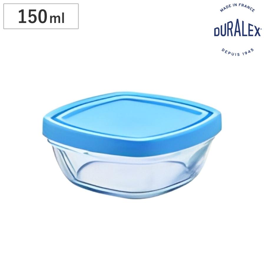 DURALEX デュラレックス カレボウル 150ml 蓋付き （ 保存容器 電子レンジ対応 食洗機対応 ガラス 強化ガラス スタッキング ） : リビングート ヤフー店 - 通販 ...