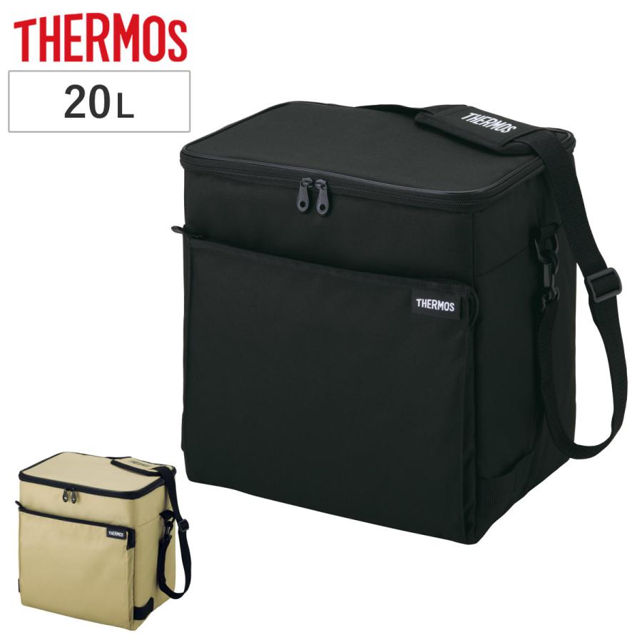 THERMOS（サーモス） 保冷バッグ 20L ソフトクーラー RFD-0201 （ THERMOS クーラーバッグ 折りたたみ 保冷 20リットル 小型 コンパクト 2WAY エコバッグ ...