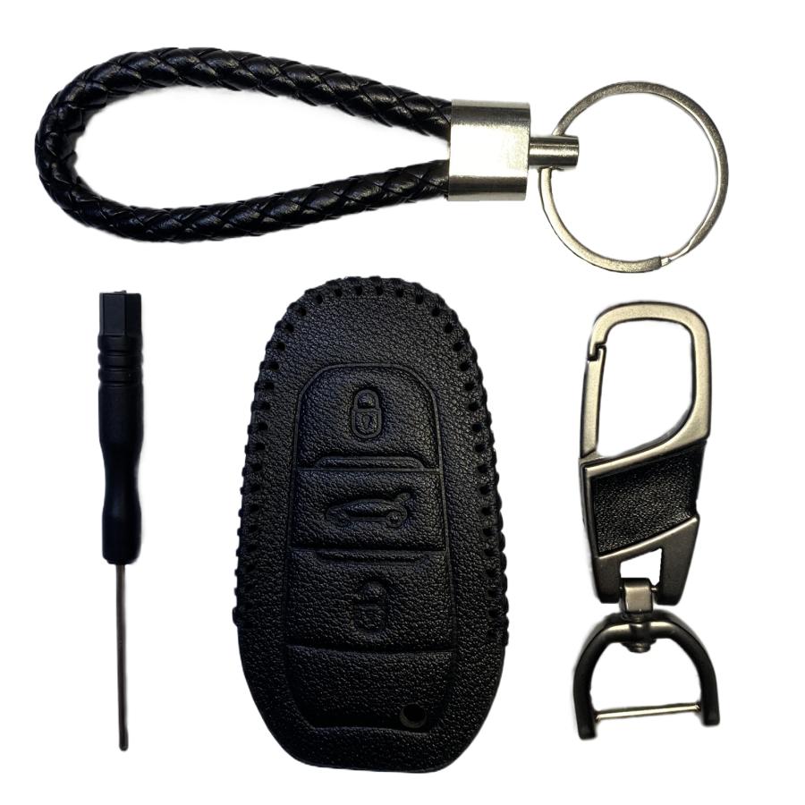 プジョー Peugeo 301 408 508 2008 シトロエン C4L - C3-XR DS5LS DS6 高級 レザー 本革 スマートキー ケース(citroen-02) : 来康社 ...