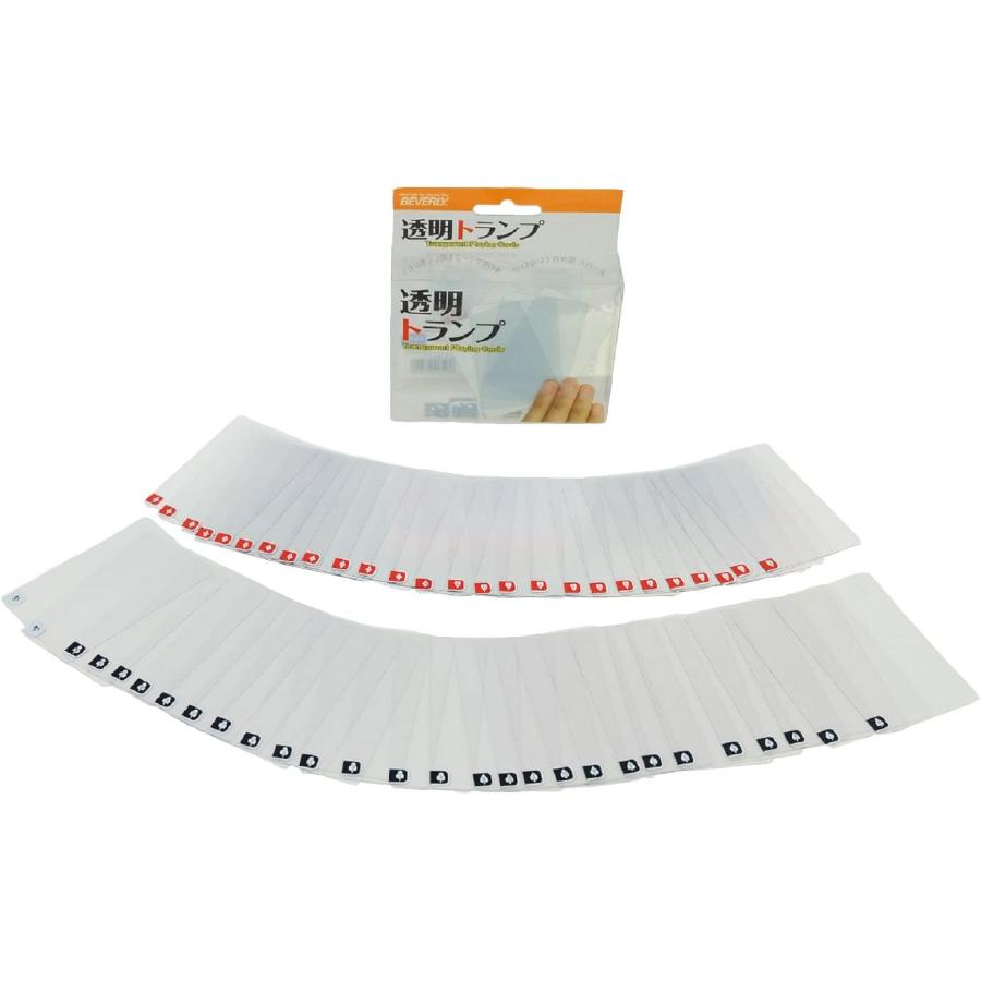 ビバリー 透明トランプ【ビバリー】【TRA-056】 : エルエルハット - 通販 - Yahoo!ショッピング
