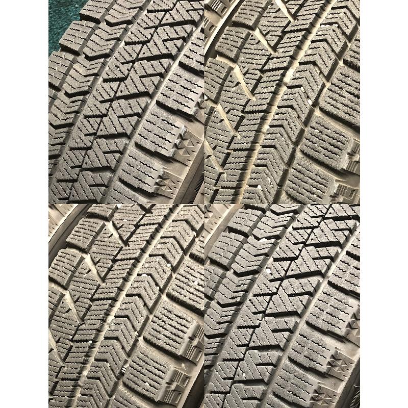 ブリザック VRX 155/65R14 75Q ブリヂストン VRX/VRX2 中古 スタッドレス/中古 鉄ホイール付 4本 4穴 PCD:100 ハブ54mm : タイヤショップツーエル ...
