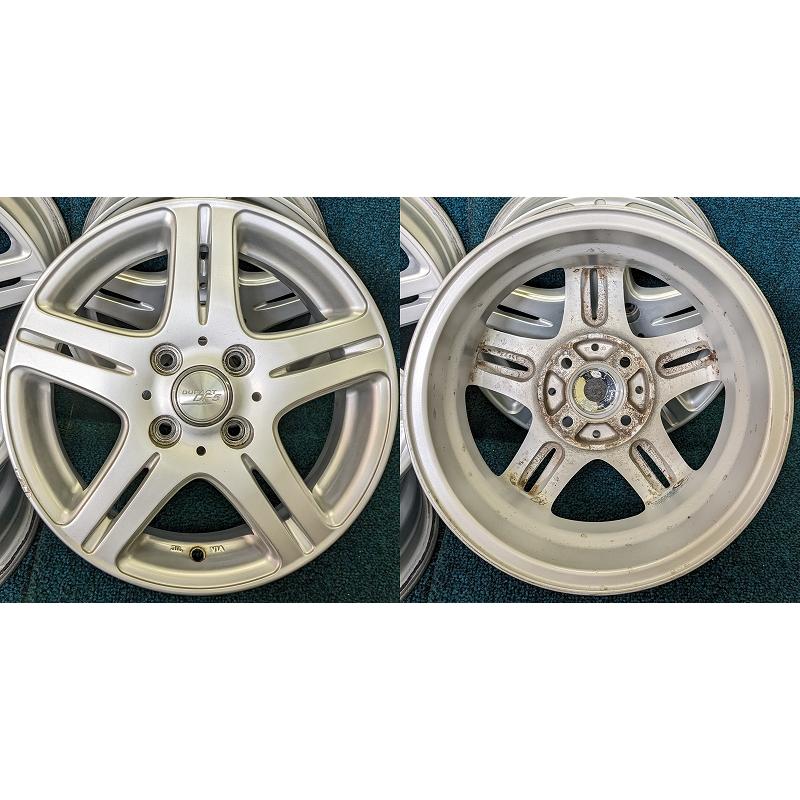 ★14インチ DUFACT DF5 中古 社外 アルミホイール 4本 4穴 PCD:100 IN40★ :AKB-14962:タイヤショップツーエル - 通販 - Yahoo!ショッピング
