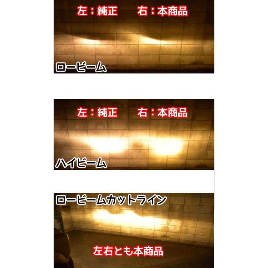 ミラ（ダイハツ） [ 改良版 ] 電球色 DAIHATSU ダイハツ ミラジーノ LA650 LA660 L700 L710 LEDヘッドライト H4 車検対応 ファンレス 暖色 LH ...