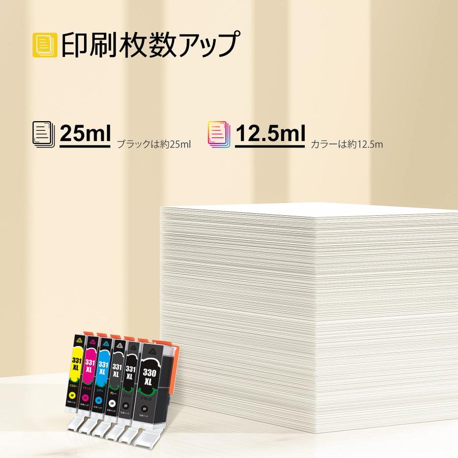 BCI-331+330/6MP インクカートリッジ キヤノン 用 BCI-331(BK/C/M/Y/GY)+330 6色 : Lo&Lu - 通販 - Yahoo!ショッピング