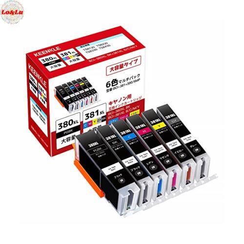 BCI-381+380/6MP インクカートリッジ Canon 用 BCI-381(BK/C/M/Y/GY)+380 6色マ : Lo&Lu - 通販 - Yahoo!ショッピング