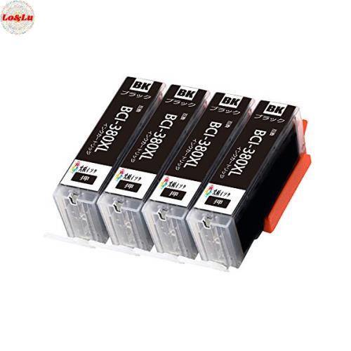 キヤノンインクカートリッジ381 380 XL Canon BCI-380XL PGBKブラック黒 4本パッ : 1320240628025304 : Lo&Lu - 通販 - Yahoo ...