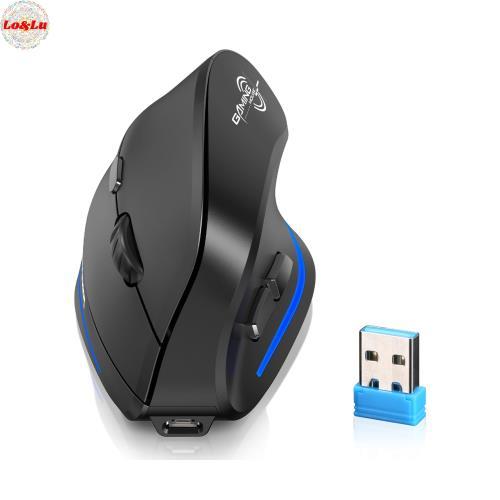 ECHTPower エルゴノミクスマウス ワイヤレス 縦型 無線2.4G 静音 ブルーLED 6ボ : Lo&Lu - 通販 - Yahoo!ショッピング