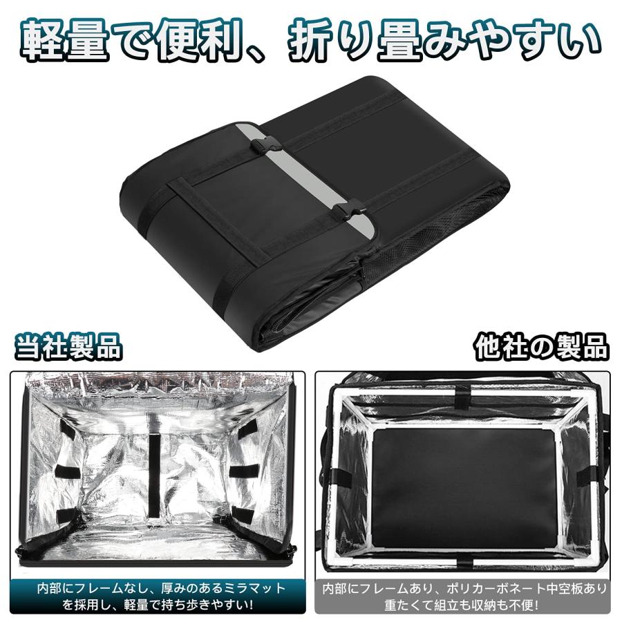 VARNIC デリバリーバッグ 配達用 宅配デリバリー用 保温保冷防水 折りたたみ式 : Lo&Lu - 通販 - Yahoo!ショッピング