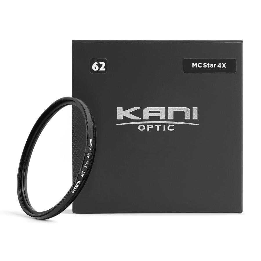KANI スターエフェクト4X 62mm / レンズフィルター クロスフィルター 夜景 イルミネーション 風景 丸枠 :K17009:ロカ ...