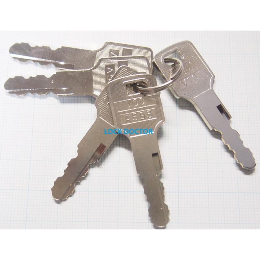 IDEC V00番 社外合鍵 5本セット コピーキー 鍵 アイデック セレクタスイッチキー カギ ロボットゲート : ロックドクターYahoo ...