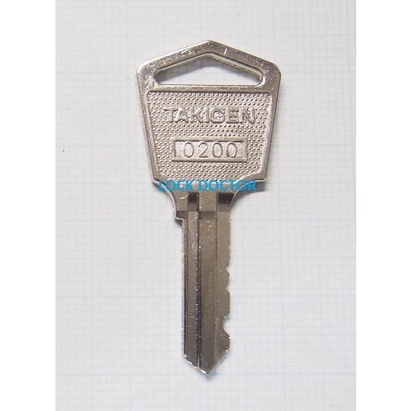 タキゲン 0200 鍵 No.0200 キー 分電盤 配電盤 純正キー 200番 TAKIGEN 合鍵 カギ : ロックドクターYahoo!店 ...
