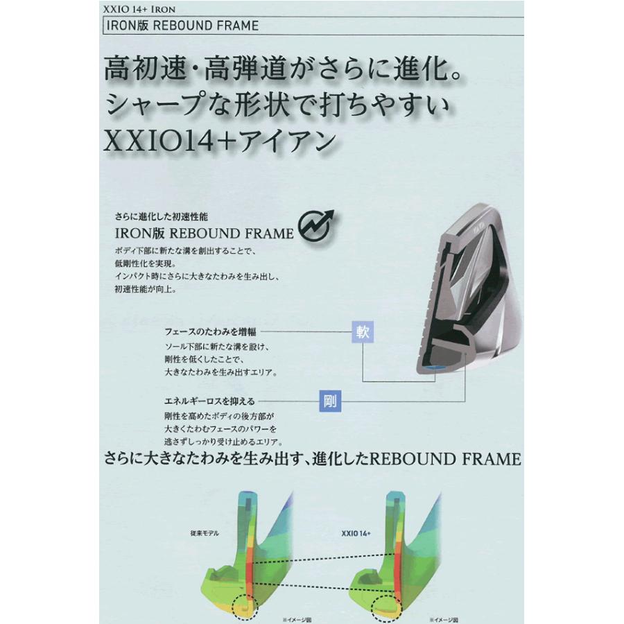 XXIO ゼクシオ14+(プラス) アイアン 5本(5番〜9番 or 6番〜P 7番〜A 8番〜S 他)セット スピーダーNX DST for XXIOカーボン 長さ調整 25年 ハドラス ...