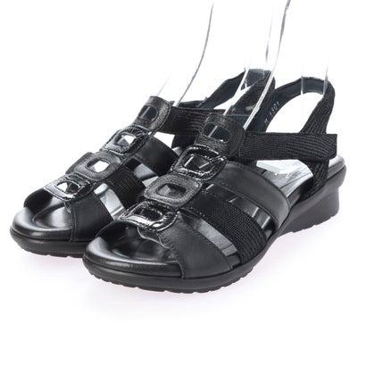 BeauFort ビューフォート ビューウォーク4Eオブリークトゥコンビネーションサンダル （ブラックコンビリザード） : ブランド公式 LOCOMALL ロコモール - 通販 - Yahoo ...