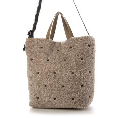 cache カシュカシュ ミックスカラーボアドット2wayトートバッグ （BR） : ブランド公式 LOCOMALL ロコモール - 通販 - Yahoo!ショッピング