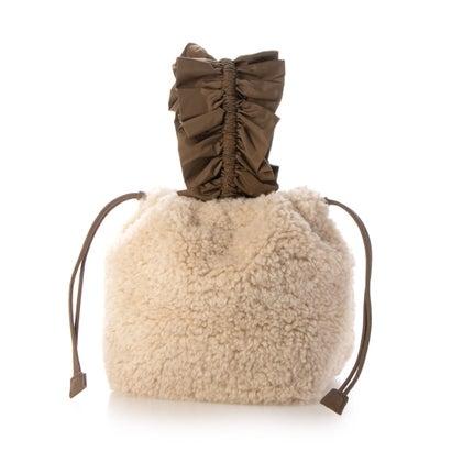 cache カシュカシュ フリルハンドルボアトートバッグ （IV） : ブランド公式 LOCOMALL ロコモール - 通販 - Yahoo!ショッピング