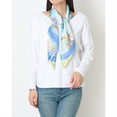 cachenez カシュネ cache nez 横浜アーカイブツイルスカーフ「ベルギーの海」 （BL） : ブランド公式 LOCOMALL ロコモール - 通販 - Yahoo!ショッピング