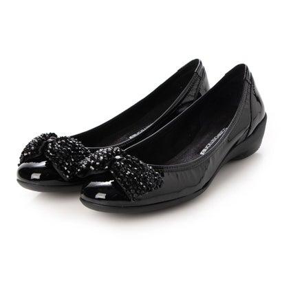 Composition9 コンポジションナイン composition9 リボンモチーフスタイリッシュコンフォートフラットシューズ （ブラックエナメル） : ブランド公式 LOCOMALL ...