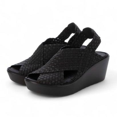 Gomu 56 ゴムゴム Gomu56 ゴムメッシュウエッジソールサンダル （BL） : ブランド公式 LOCOMALL ロコモール - 通販 - Yahoo!ショッピング