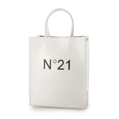 N°21 ヌメロ ヴェントゥーノ N21 ロゴ 縦型 ショッパーバッグ （White） : ブランド公式 LOCOMALL ロコモール - 通販 - Yahoo!ショッピング