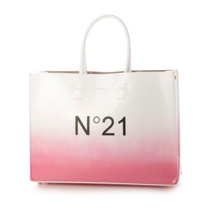 N°21 ヌメロ ヴェントゥーノ N21 ロゴ グラデーション 横型 ショッパーバッグ （Pink） : ブランド公式 LOCOMALL ロコモール - 通販 - Yahoo!ショッピング