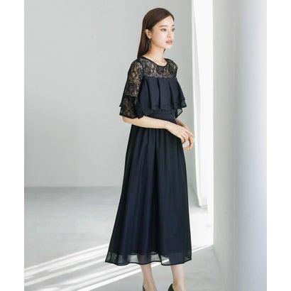 リプリート REPLETE 2wayスリーブ・レース＆ティアードデザインワンピースドレス （ブラック） : ブランド公式 LOCOMALL ロコモール - 通販 - Yahoo!ショッピング