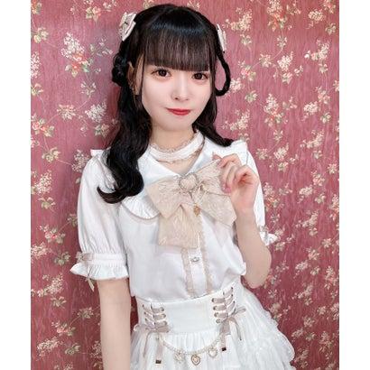 ROJITA ロジータ パールチェーンリボンブローチ付ブラウス （ホワイト） : ブランド公式 LOCOMALL ロコモール - 通販 - Yahoo!ショッピング