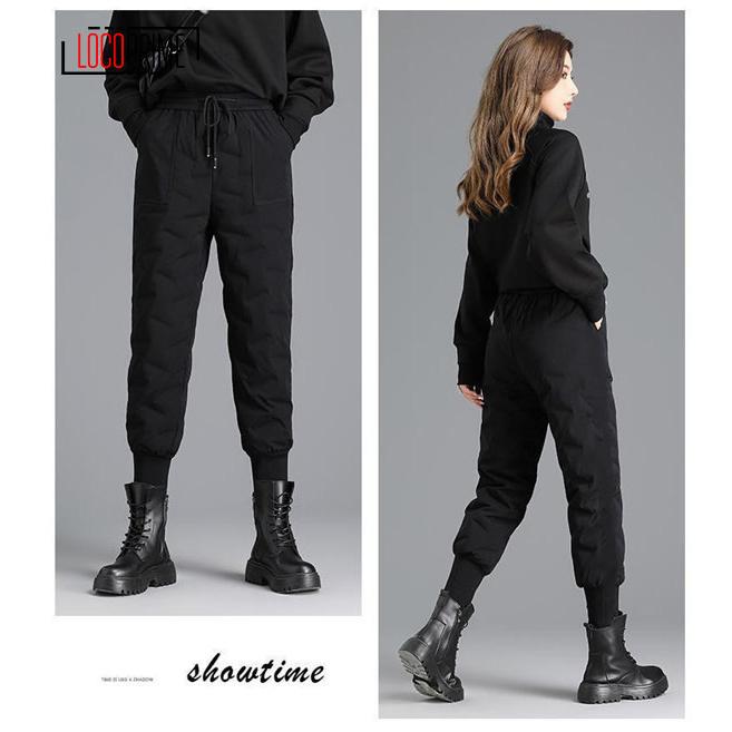 ダウンパンツ レディース ジョガーパンツ ゴルフパンツ 登山パンツ 暖