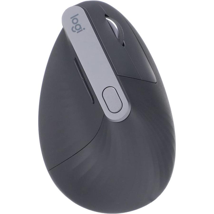 ロジクール ワイヤレスマウス MXV1s MX Vertical アドバンスエルゴノミックマウス 無線 Unifying Bluetooth 高速充電式 グラファイト 国内正規品 ...